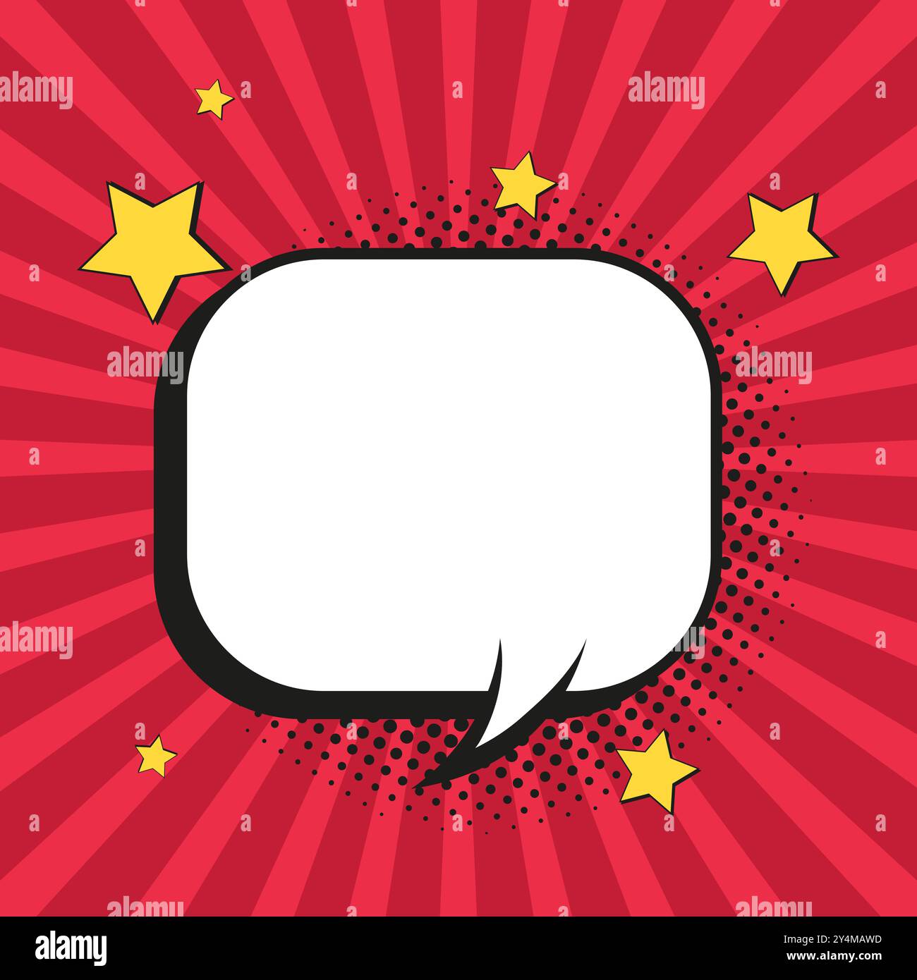 Pop art red dots comic Stock Vector Images - Alamy