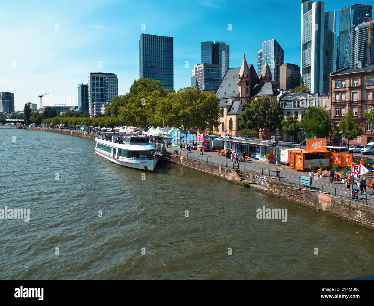 Frankfurt, Hess, Germany - 2024, July 23: the Museum Festival in ...