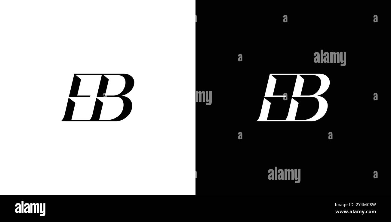 Simple and elegant EB logo design Stock Vector Image & Art - Alamy
