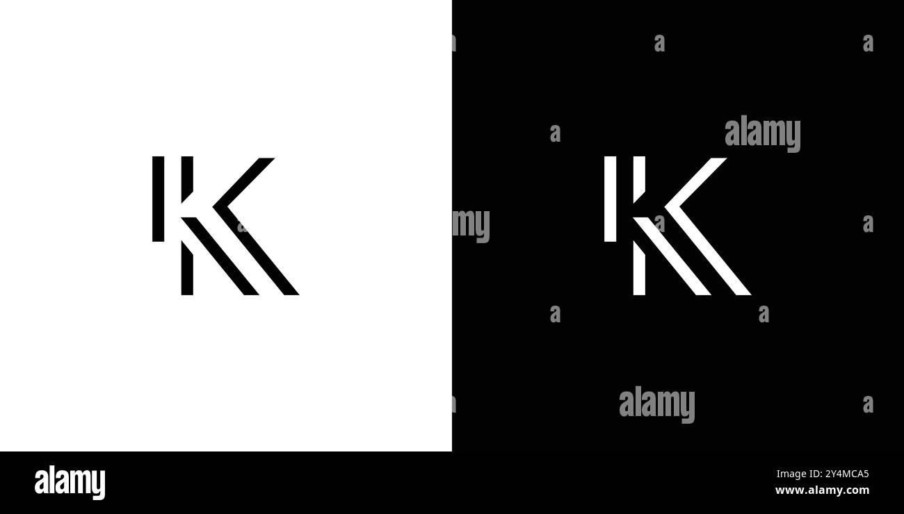 Unique and modern K logo design Stock Vector Image & Art - Alamy