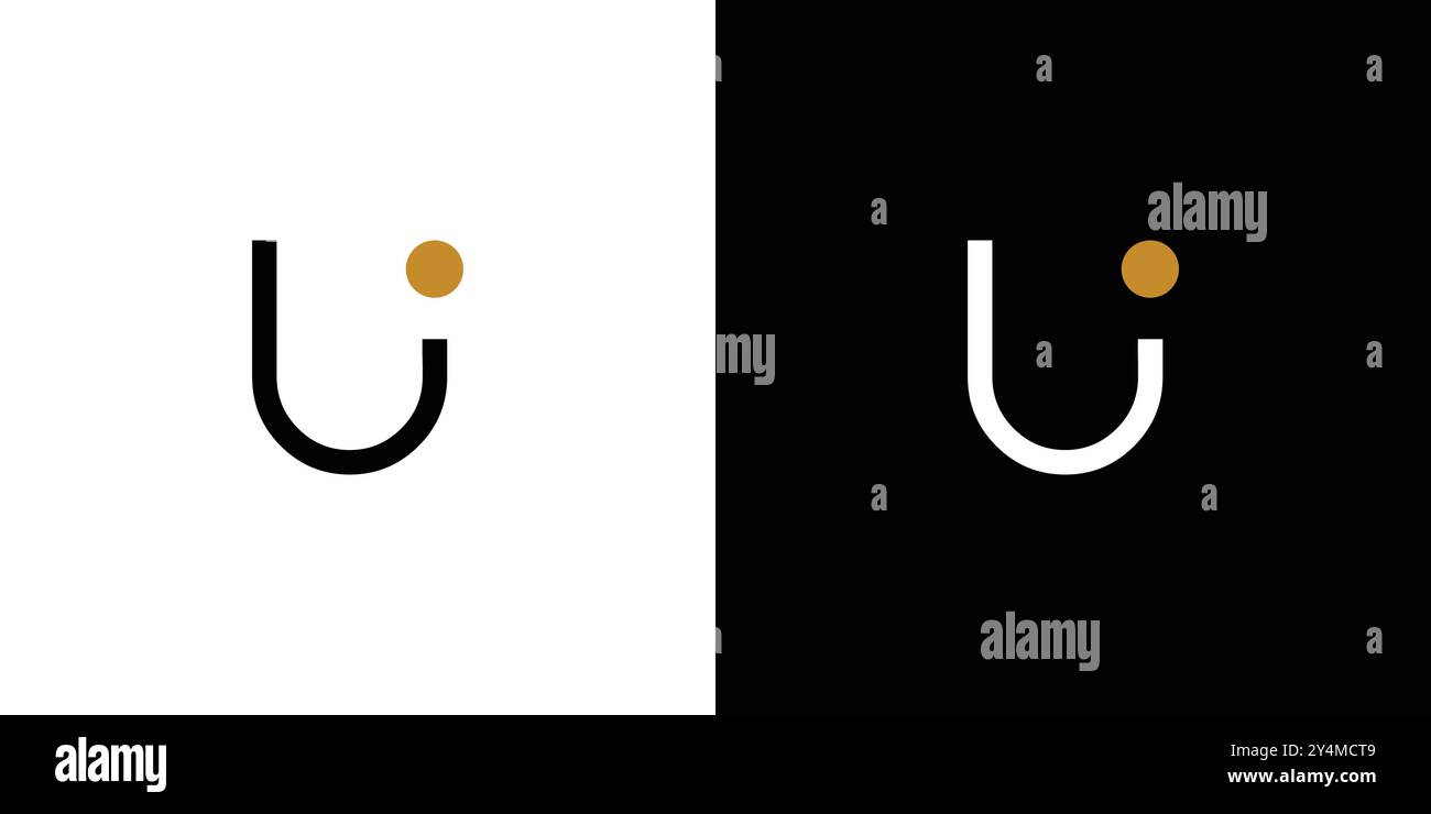 Modern and unique UI logo design Stock Vector Image & Art - Alamy