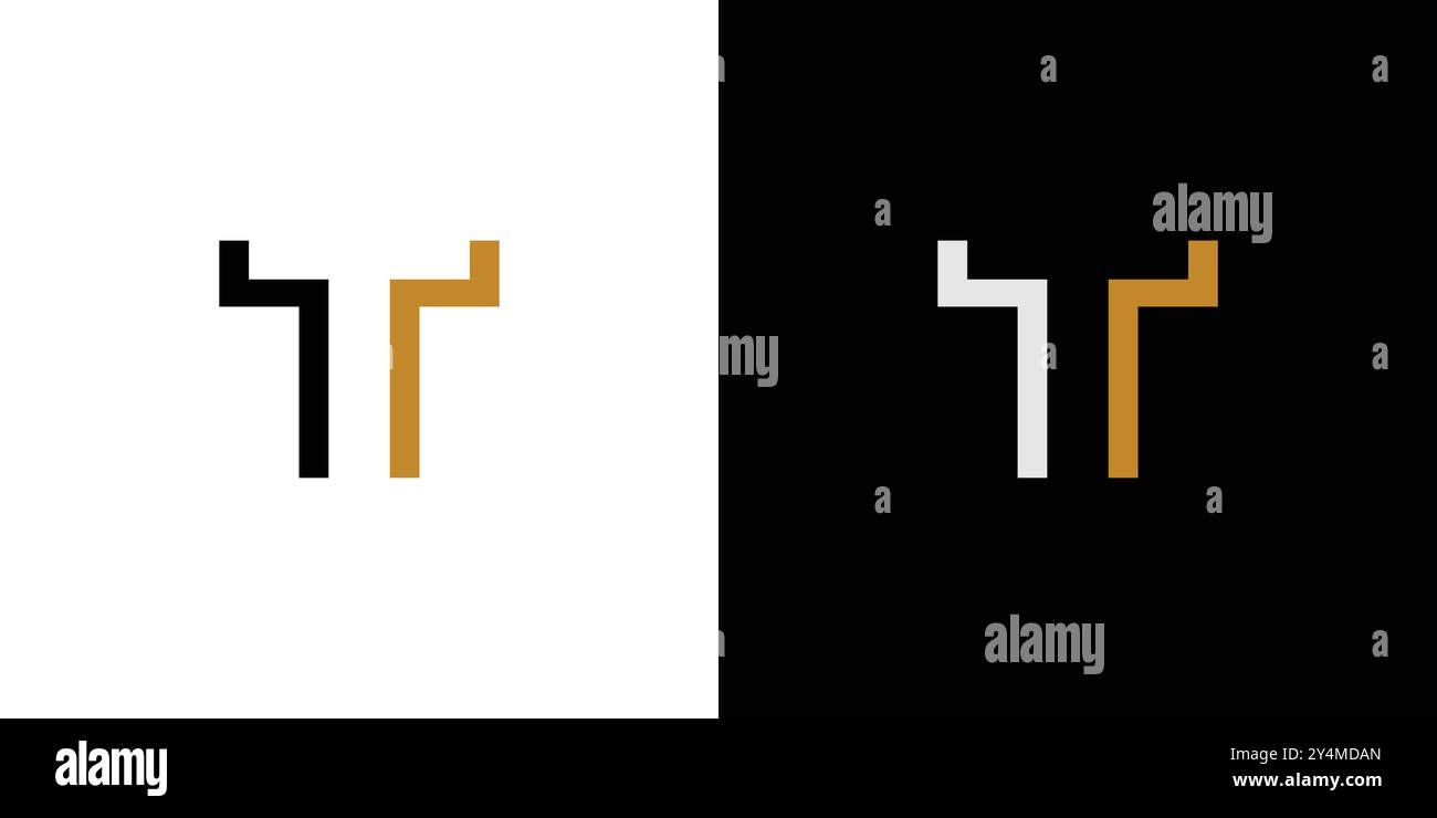 Modern and Simple T logo design Stock Vector Image & Art - Alamy