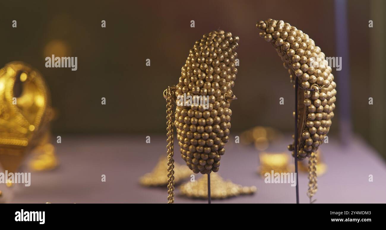 Ancient Gold Earrings or Karnabhushane - Symbol Of Lakshmi, Goddess Of ...