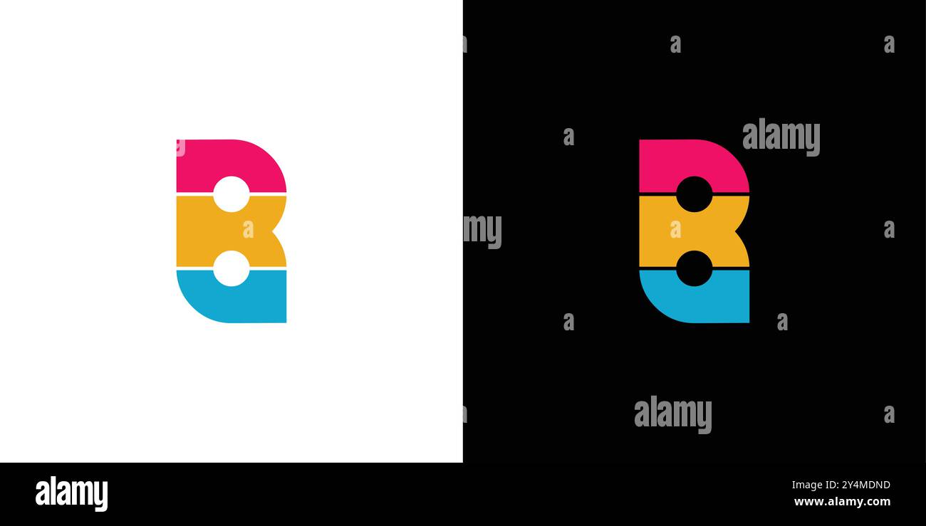 Modern and Unique B logo design Stock Vector Image & Art - Alamy