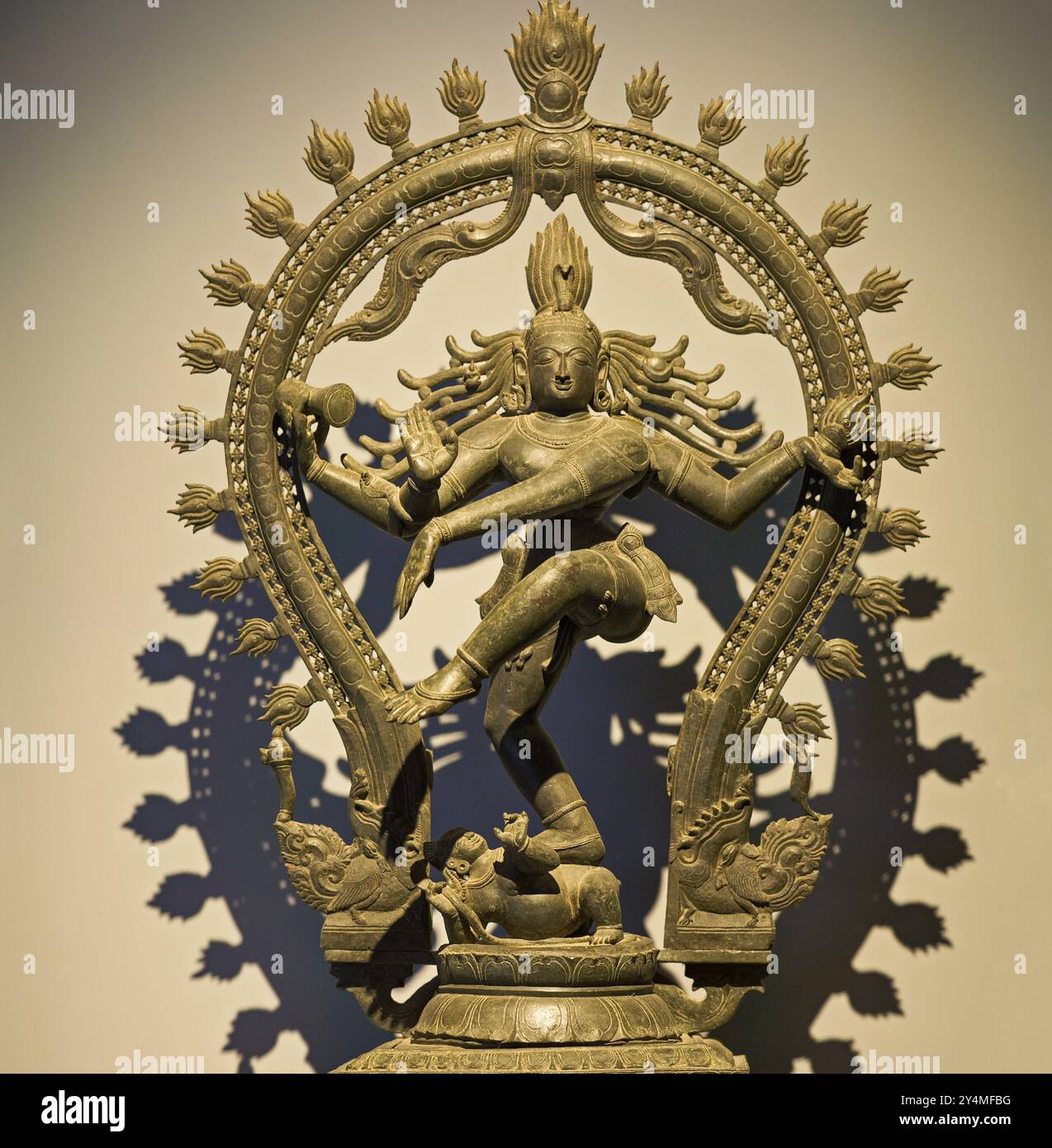 Statue Of Shiva Nataraja: Cosmic Dance Of Shiva. One Of Main Deities In ...