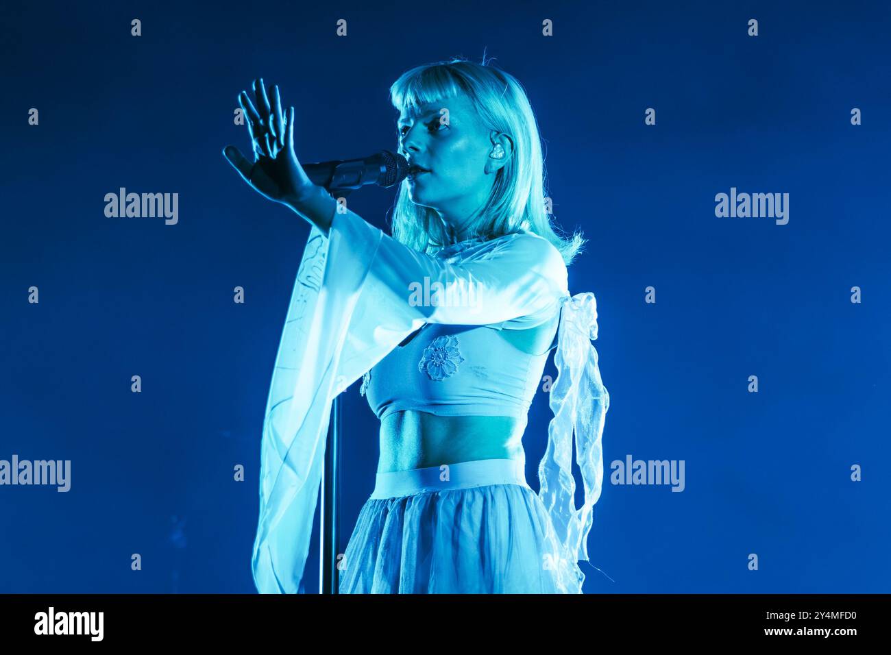 Milan, Italy, 18th September 2024. Norwegian singer and songwriter ...