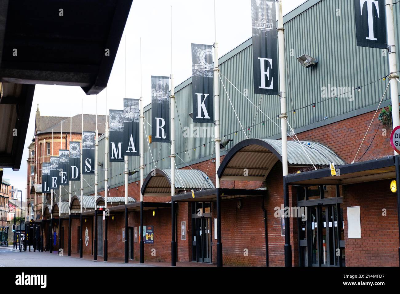 Leeds England: 3rd June 2024: Leeds Kirkgate Market exterior famous ...