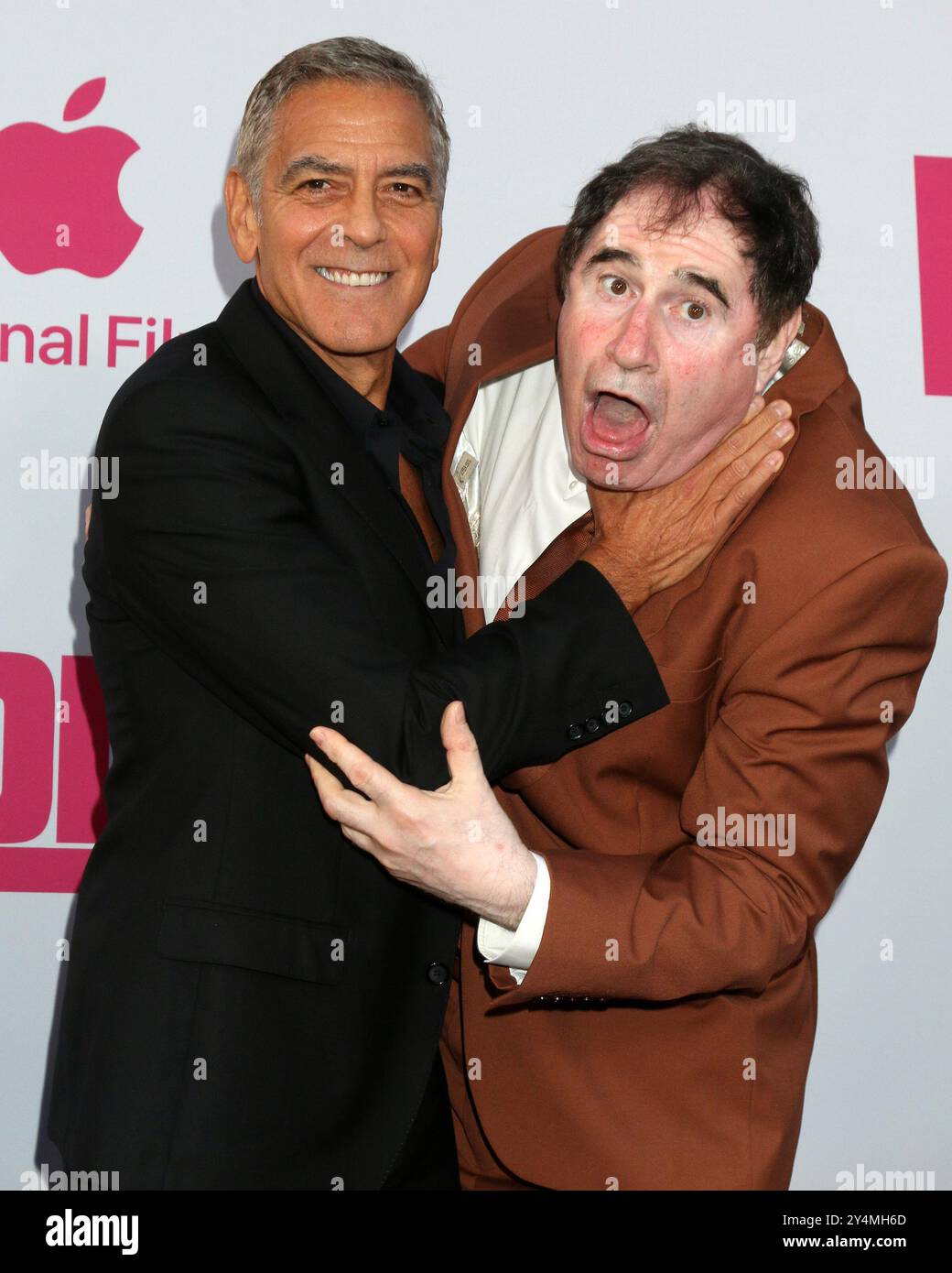 Los Angeles, USA. 18, September, 2024. Pictured left to right, George ...