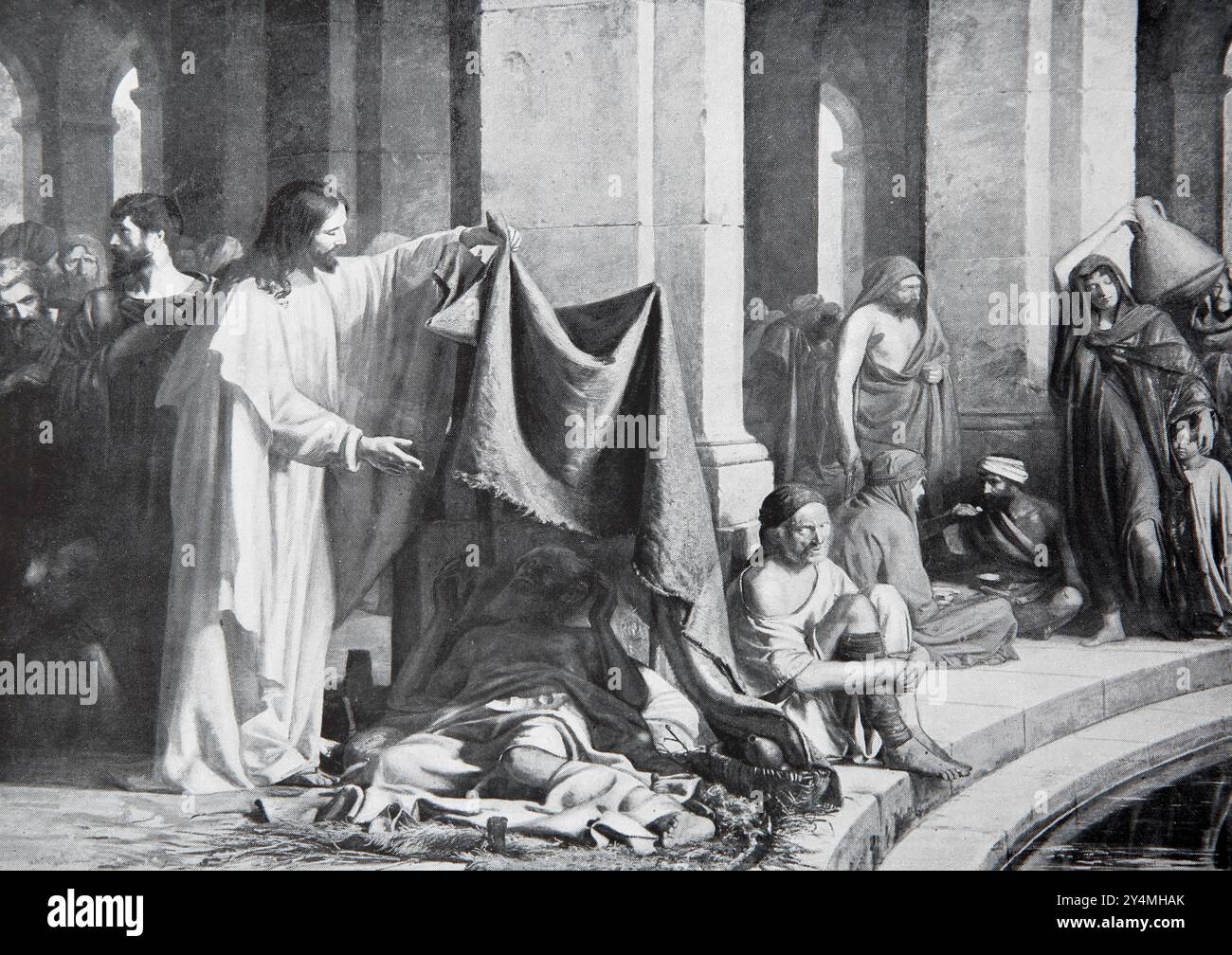 Black Jesus Healing Man