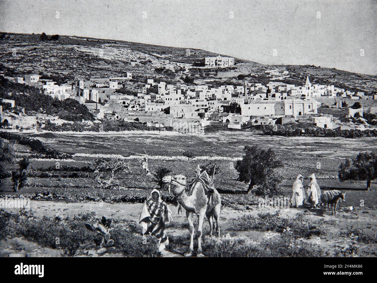 19th Century Historical Photograph of Nazareth said to be the Place ...