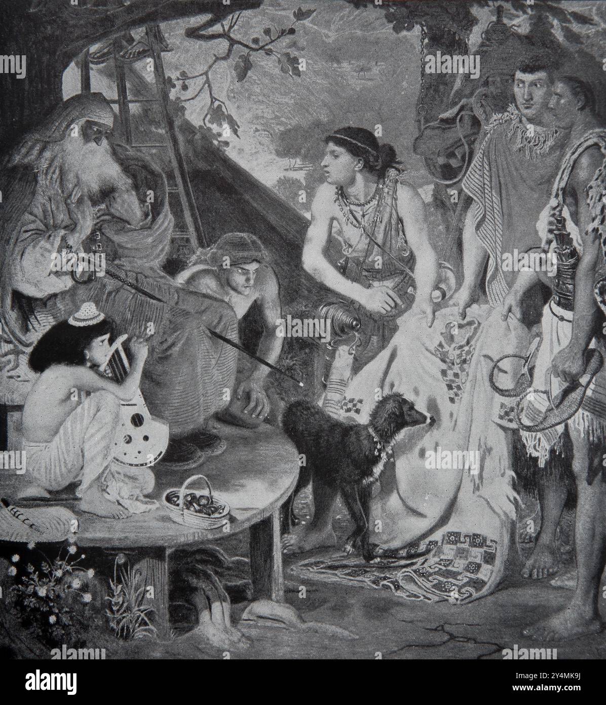 Joseph's Brothers Showing Their Father Jacob Joseph's Blood Stained ...