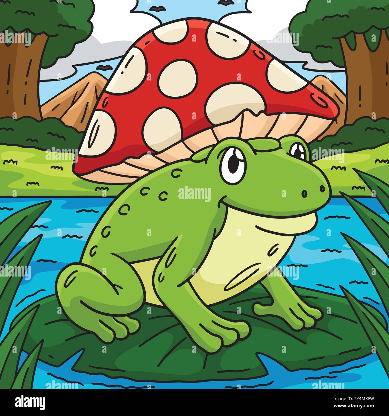 Toadstool frog hi-res stock photography and images - Alamy