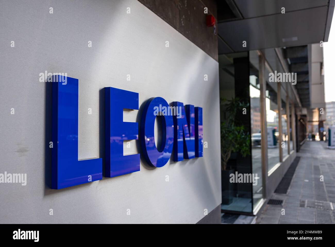 Unternehmen in Nürnberg, Leoni AG Das Foto zeigt das Firmenlogo der ...