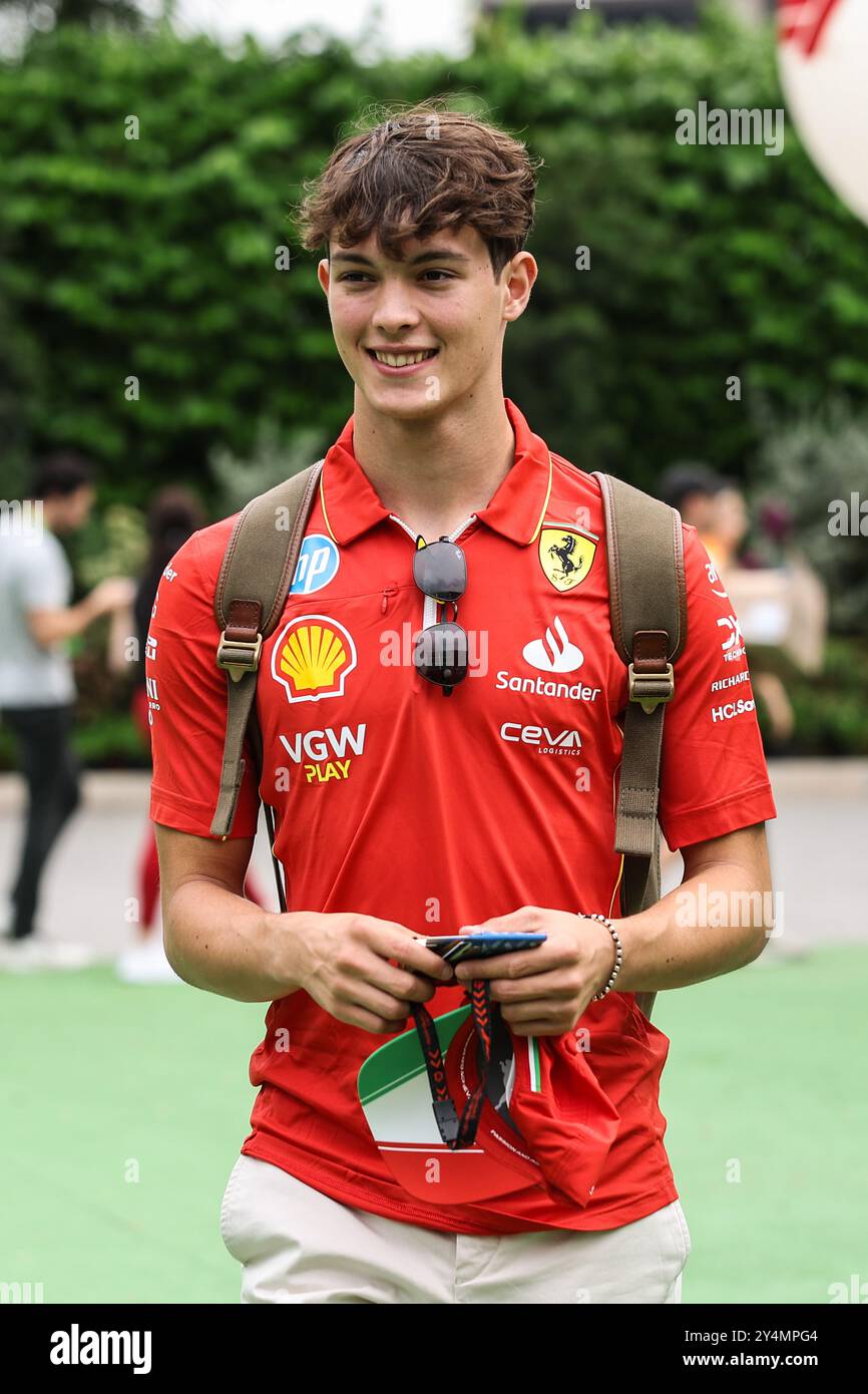 BEARMAN Oliver, Ferrari Driver Academy, portrait during the Formula 1 ...