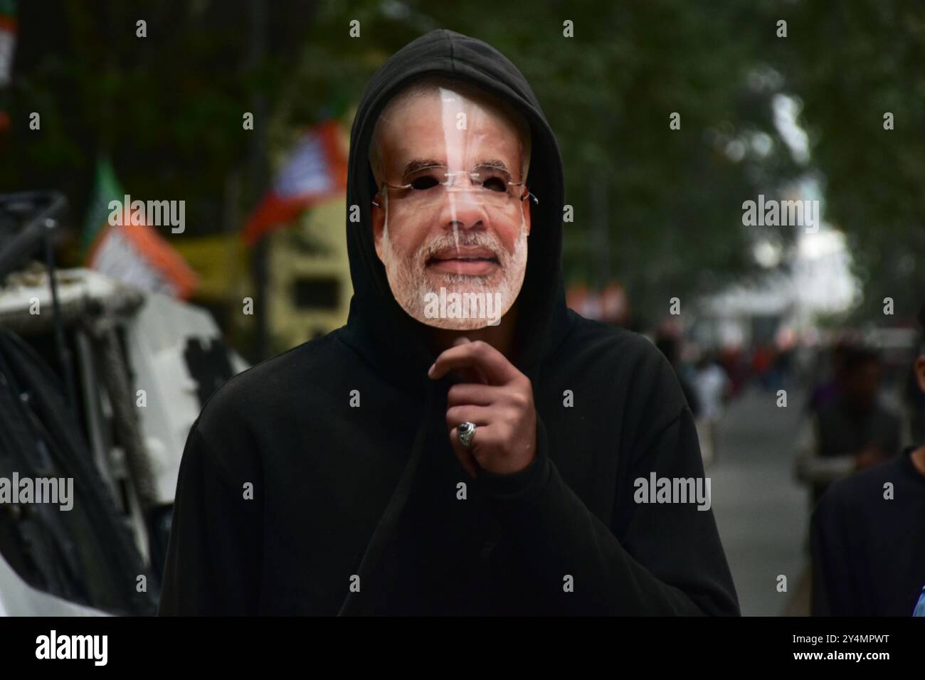 Narendra modi face mask hi-res stock photography and images - Alamy