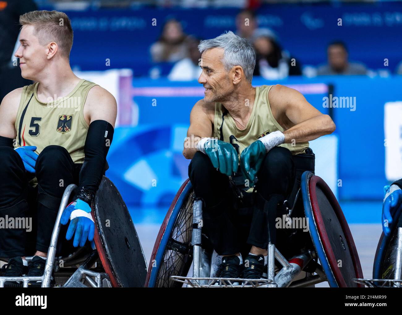 PARIS, FRANCE - SEPTEMBER 01: Symbol pictures during the wheelchair ...