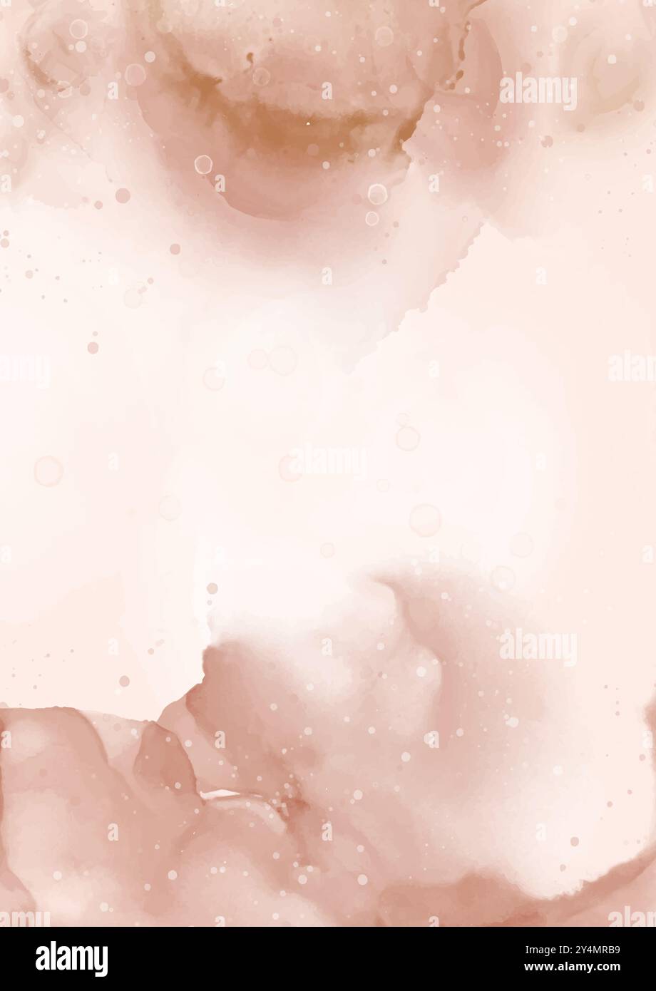 Hand painted neutral coloured watercolour background design Stock ...