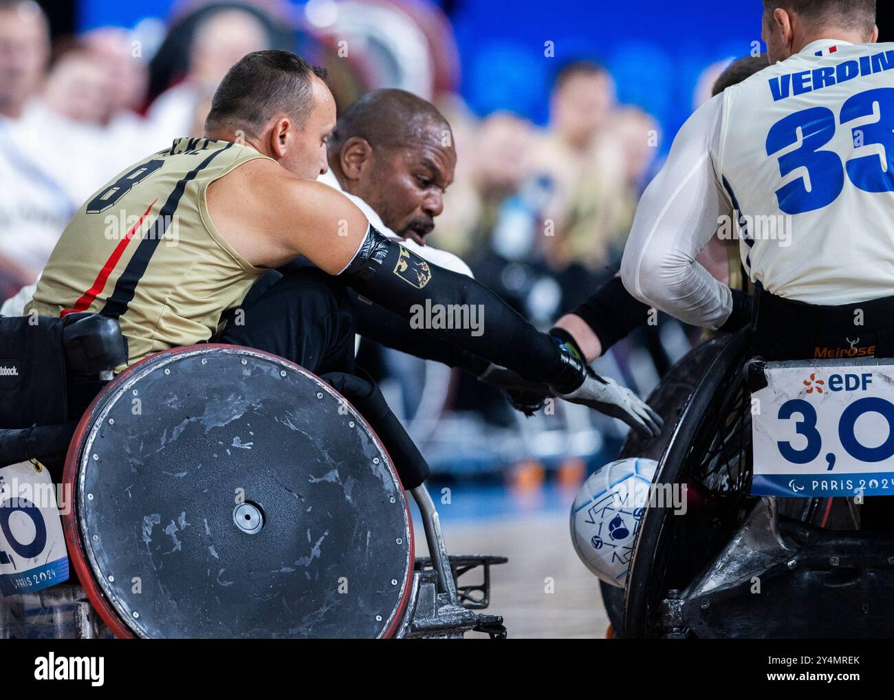 PARIS, FRANCE - SEPTEMBER 01: Symbol pictures during the wheelchair ...