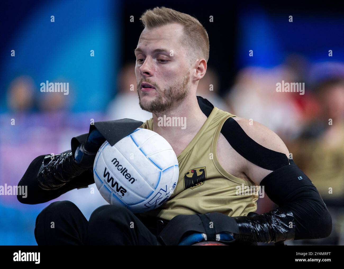 PARIS, FRANCE - SEPTEMBER 01: Symbol pictures during the wheelchair ...