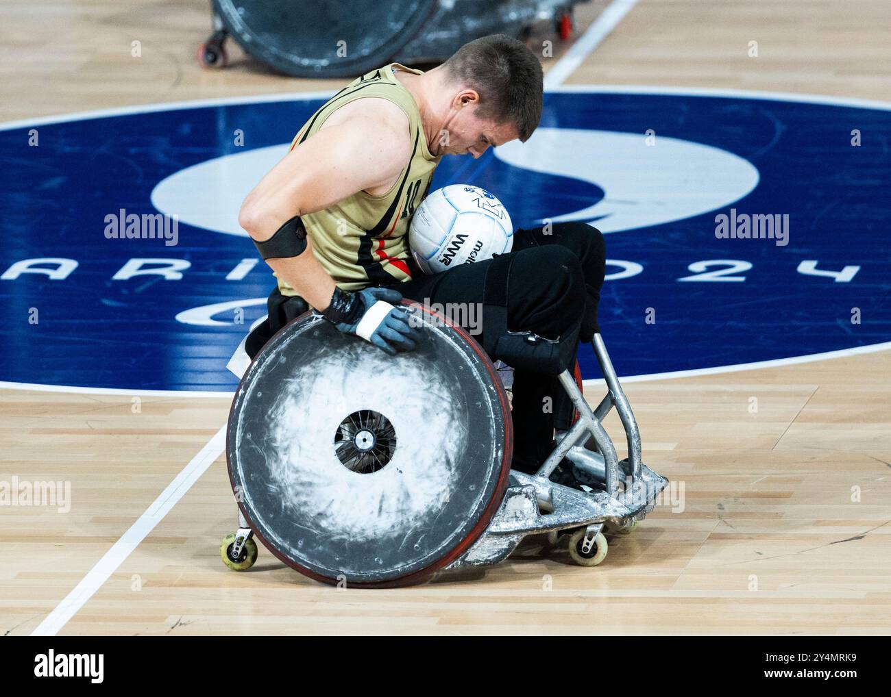 PARIS, FRANCE - SEPTEMBER 01: Symbol pictures during the wheelchair ...