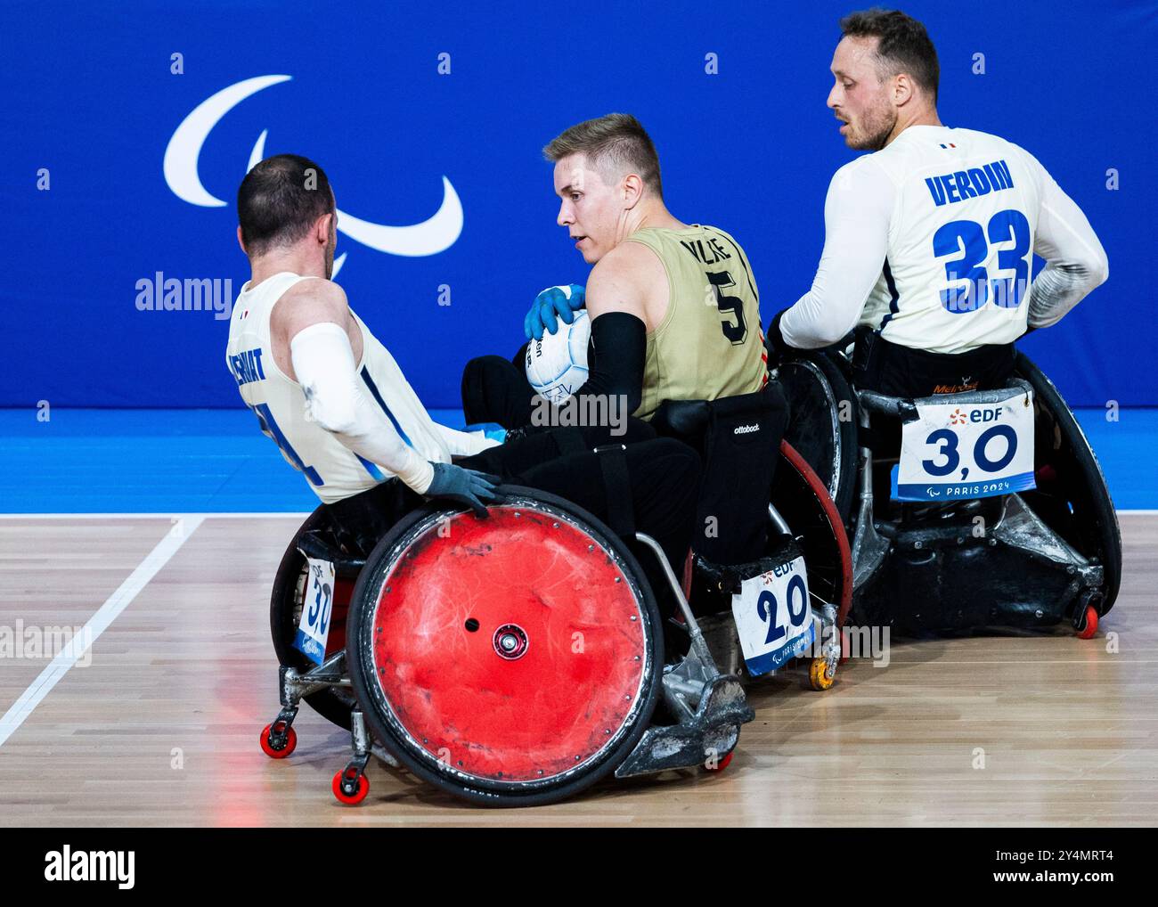 PARIS, FRANCE - SEPTEMBER 01: Symbol pictures during the wheelchair ...