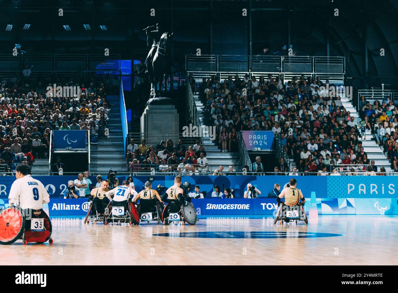 PARIS, FRANCE - SEPTEMBER 01: Symbol pictures during the wheelchair ...