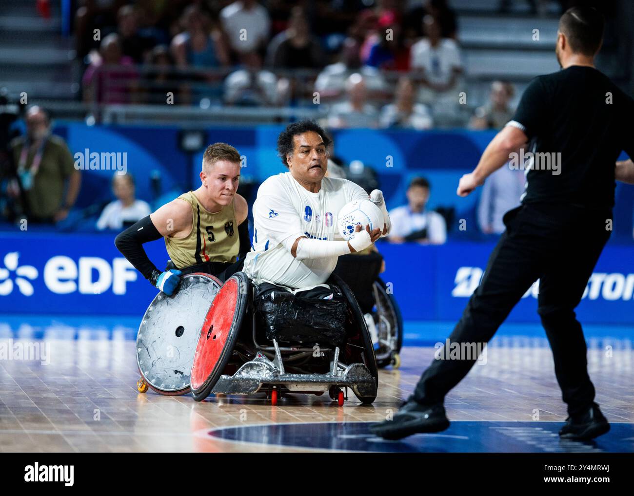 PARIS, FRANCE - SEPTEMBER 01: Symbol pictures during the wheelchair ...