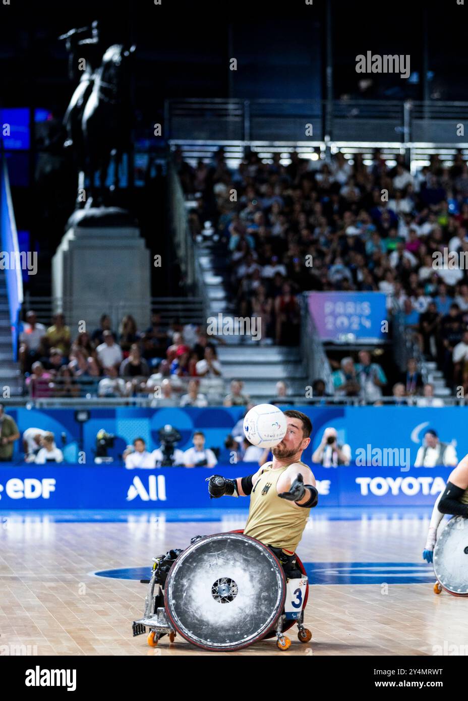 PARIS, FRANCE - SEPTEMBER 01: Symbol pictures during the wheelchair ...