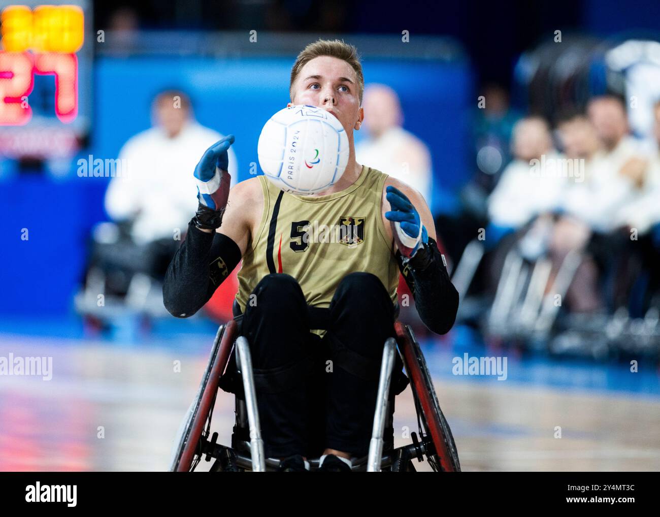 PARIS, FRANCE - SEPTEMBER 01: Symbol pictures during the wheelchair ...
