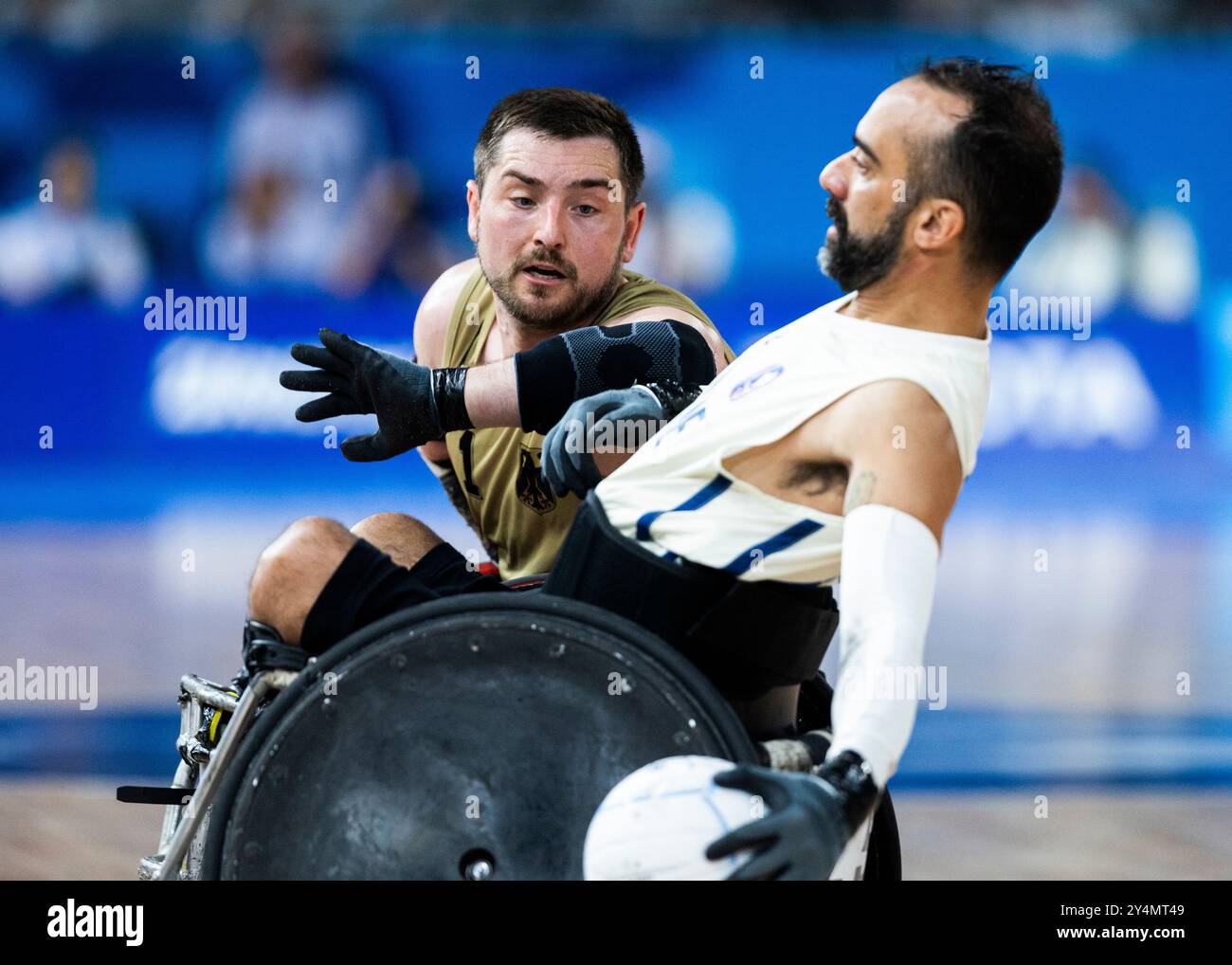 PARIS, FRANCE - SEPTEMBER 01: Symbol pictures during the wheelchair ...