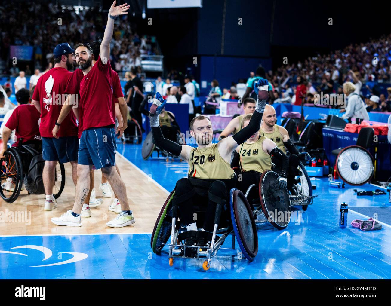 PARIS, FRANCE - SEPTEMBER 01: Symbol pictures during the wheelchair ...