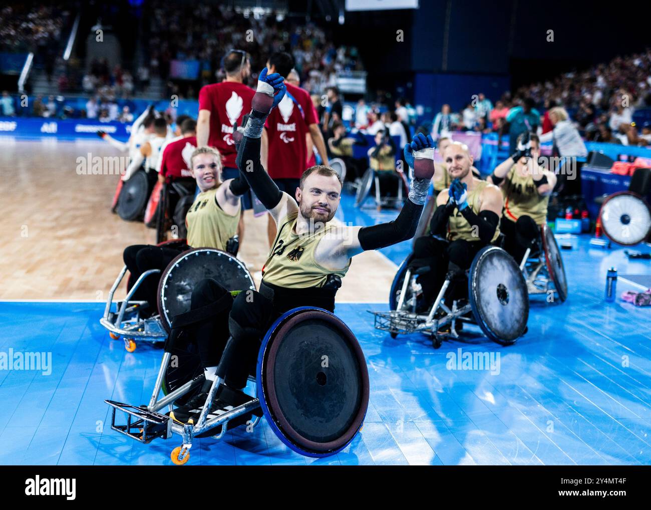 PARIS, FRANCE - SEPTEMBER 01: Symbol pictures during the wheelchair ...