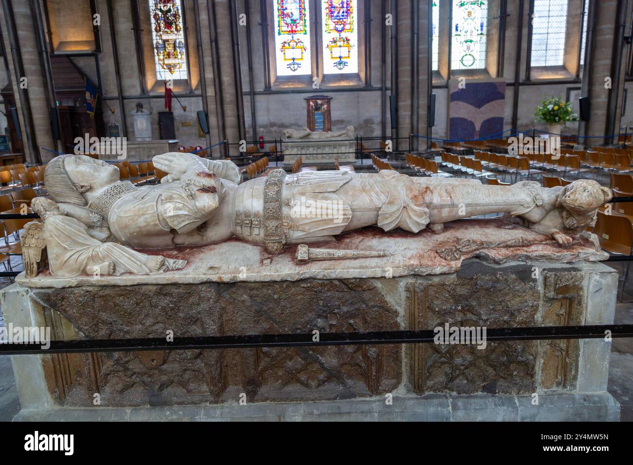 Effigy of Robert Lord Hungerford, in Salisbury Cathedral, Salisbury ...