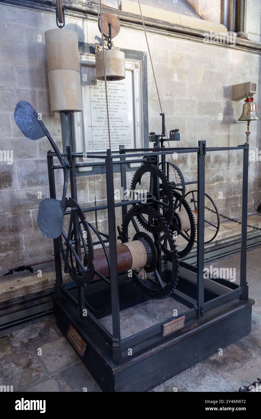 The medieval clock - one of the world's oldest clocks in Salisbury ...