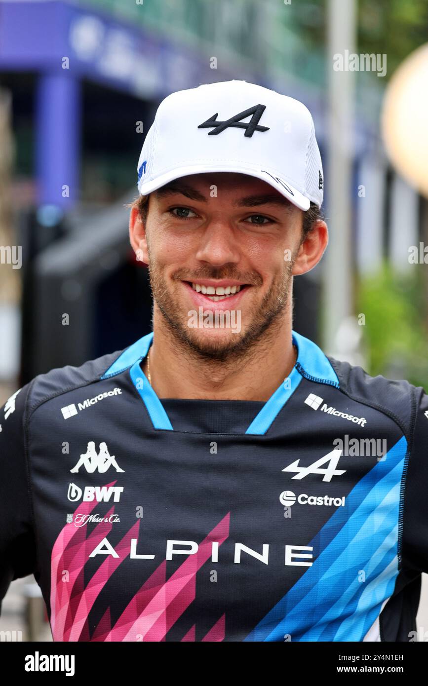 Singapore, Singapore. 19th Sep, 2024. Pierre Gasly (FRA) Alpine F1 Team ...