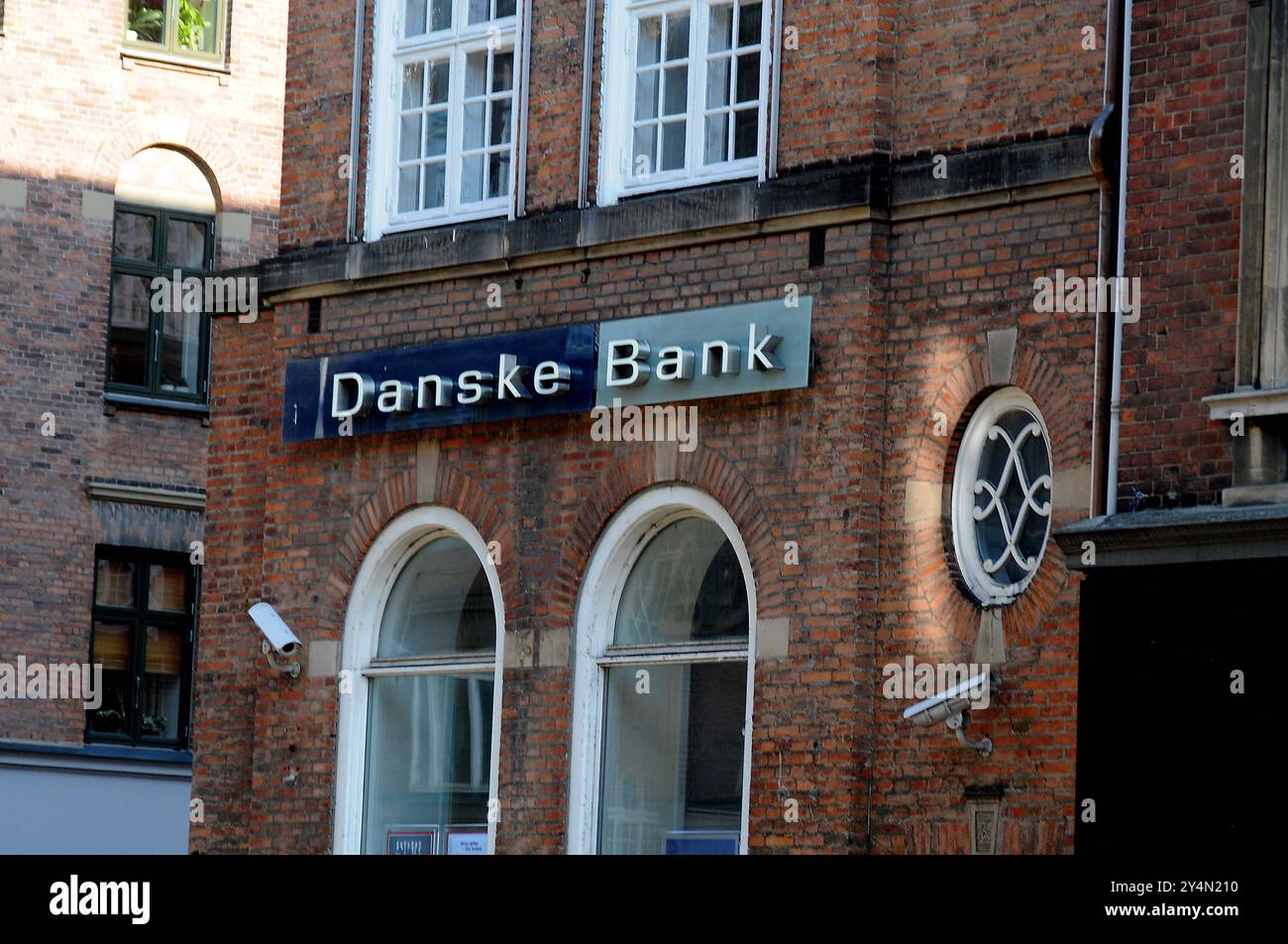 Copenhagen/ Denmark/19 September 2024/Danske bank branch building at konegsn nytorv in capital ...
