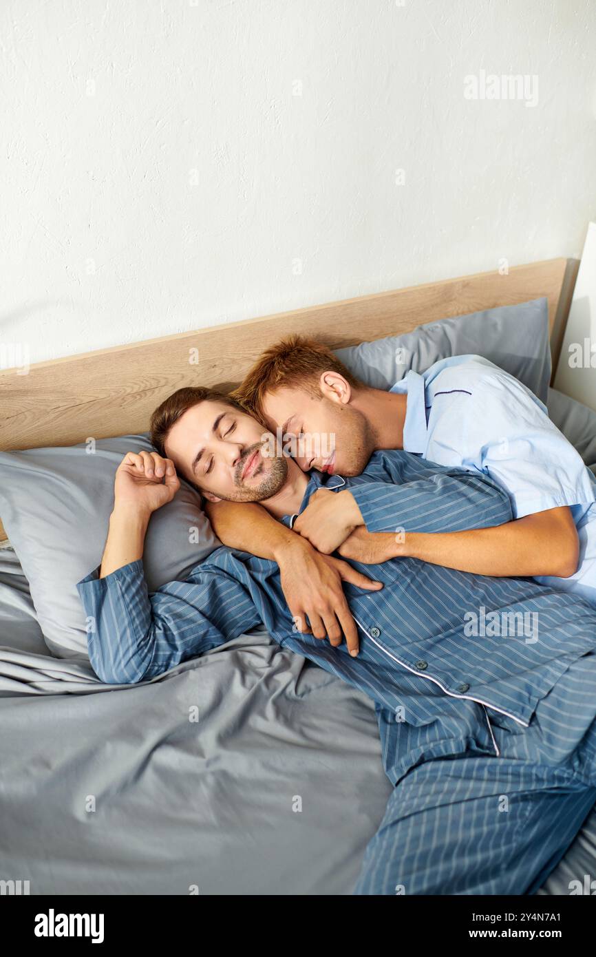 Two men sleeping together hi-res stock photography and images - Alamy