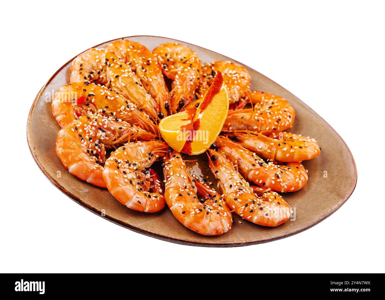 Slices grilled fish on Cut Out Stock Images & Pictures - Alamy