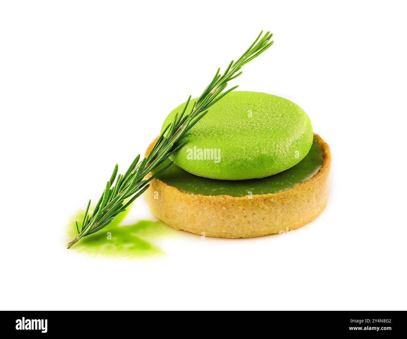 Green mousse cake with pistachio cream Stock Photo - Alamy