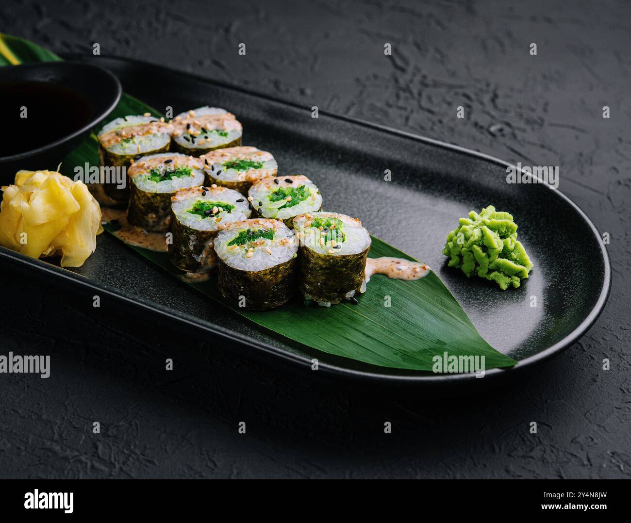 Kappa maki classic roll with cucumber Stock Photo - Alamy