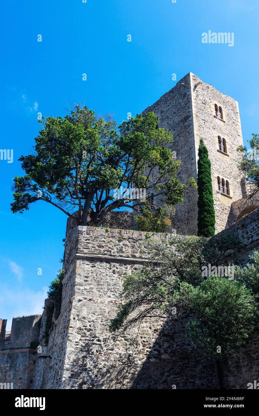 Chateau Royal de Collioure or Castell Reial de Cotlliure in this ...