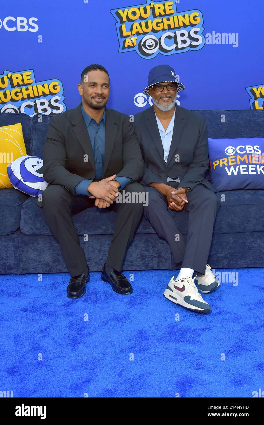 Damon Wayans Jr. mit Vater Damon Wayans beim CBS Event You re Laughing ...