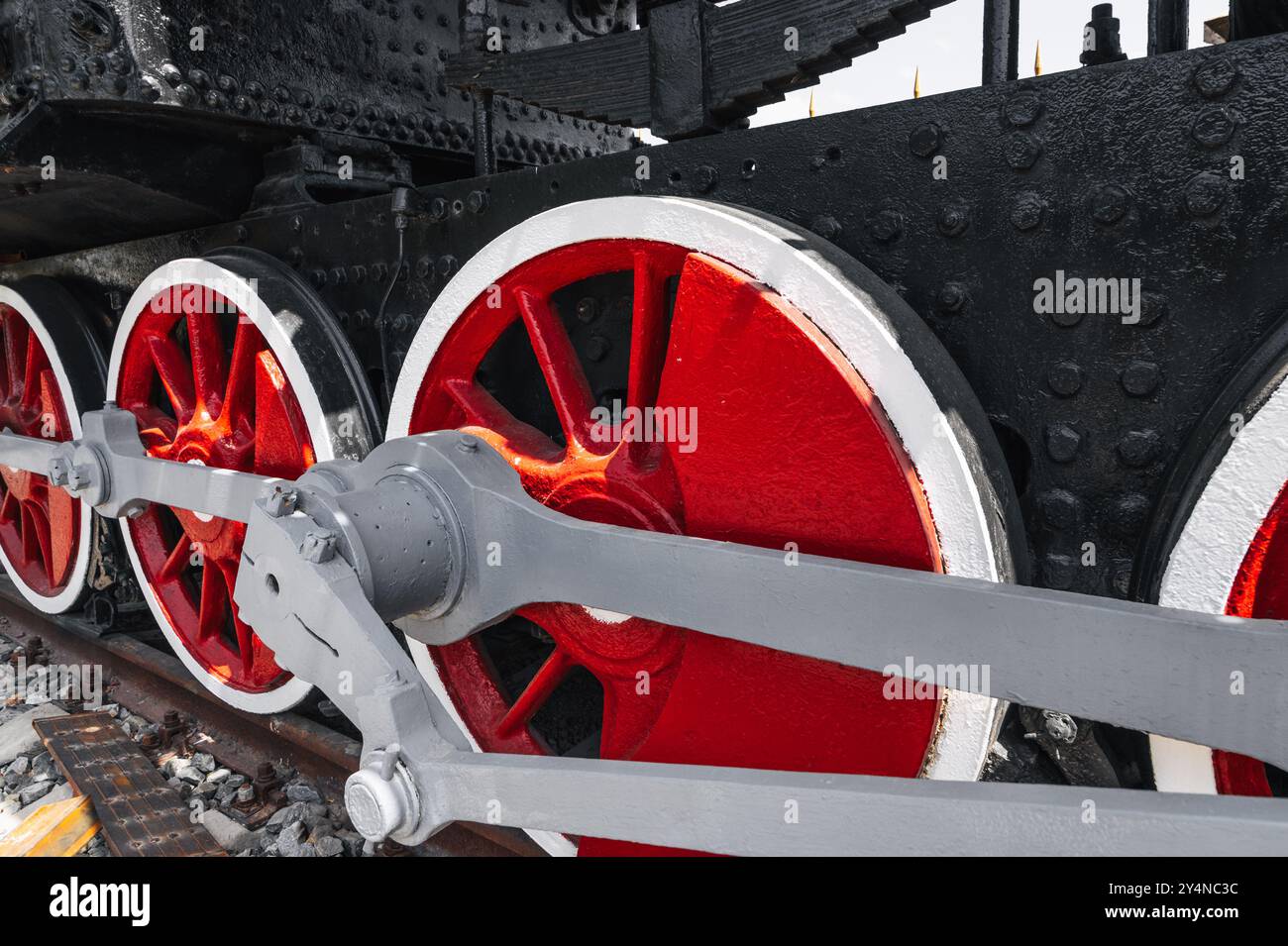 Driving wheels steam locomotive hi-res stock photography and images - Alamy