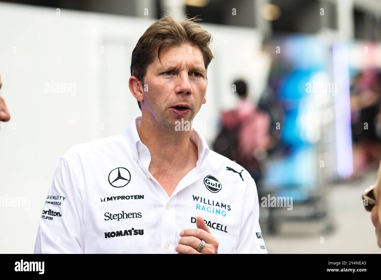 Singapore, Singapour. 19th Sep, 2024. VOWLES James, Team Principal of ...