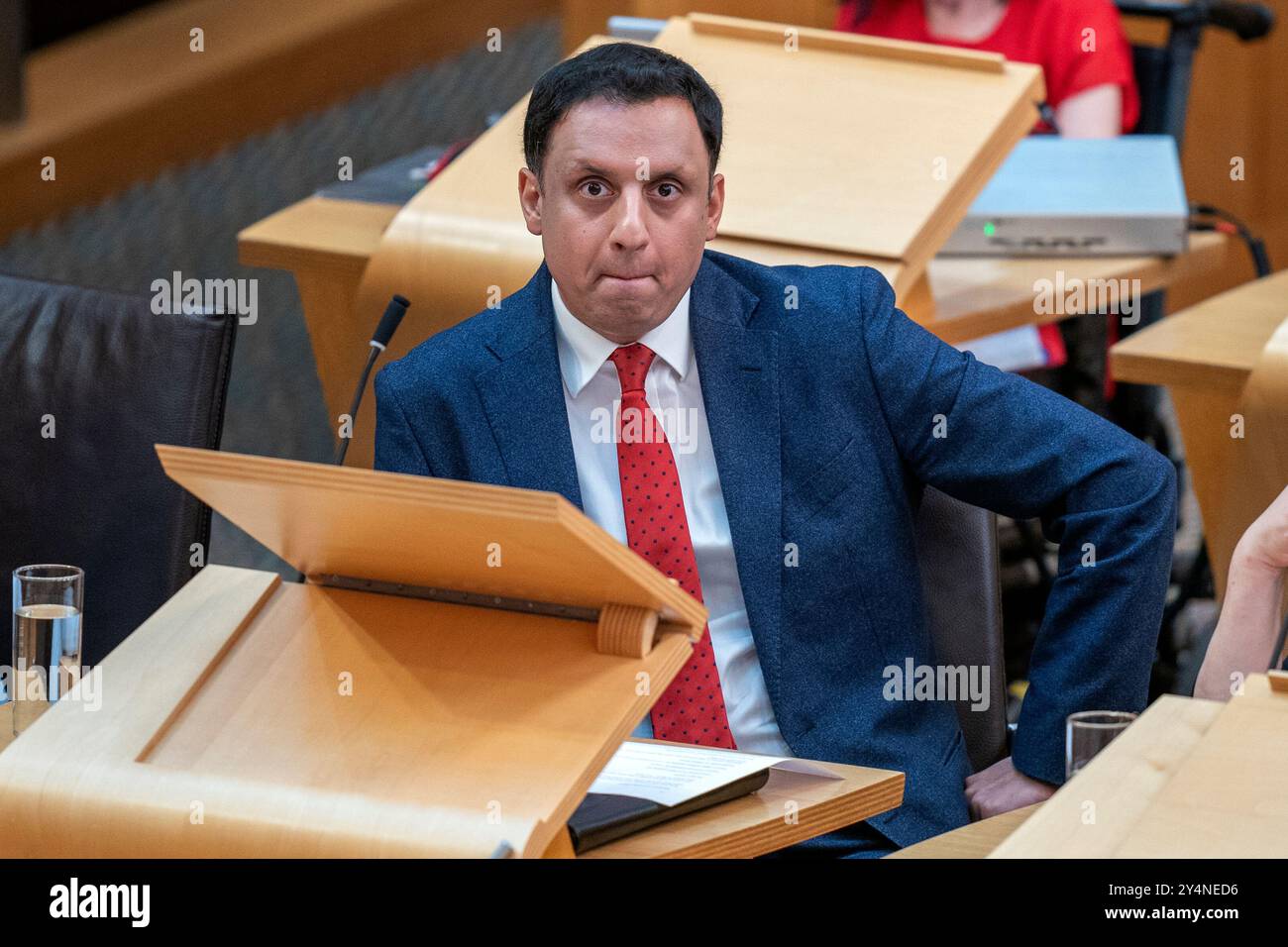 Anas sarwar holyrood chamber hi-res stock photography and images - Alamy