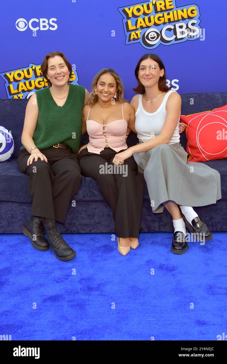 Shannon Sheridan, Anisha Jagannathan und Lucy Grebin beim CBS Event 'You're Laughing at CBS: A ...