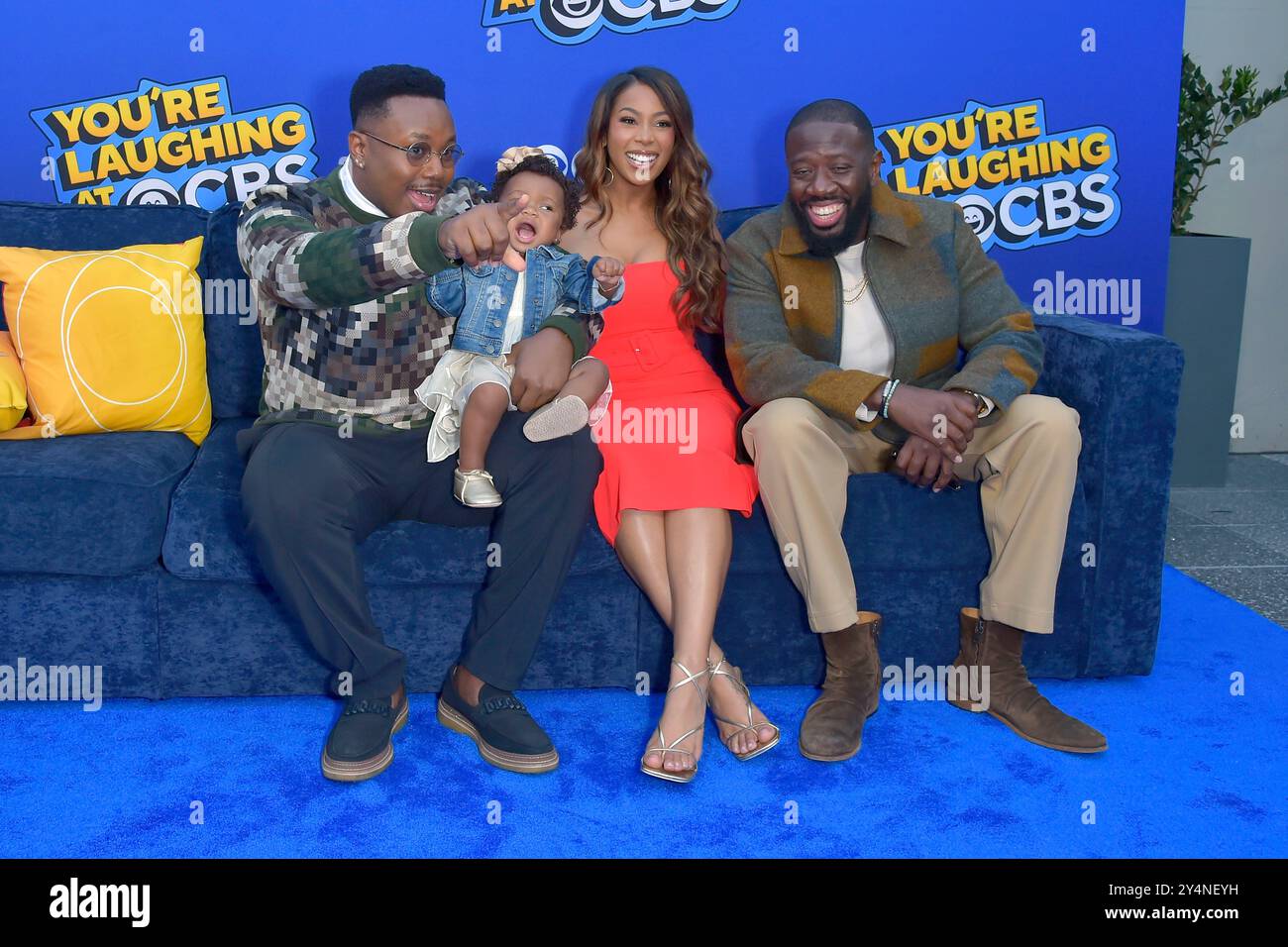 Marcel Spears, Skye Townsend und Sheaun McKinney beim CBS Event 'You're ...