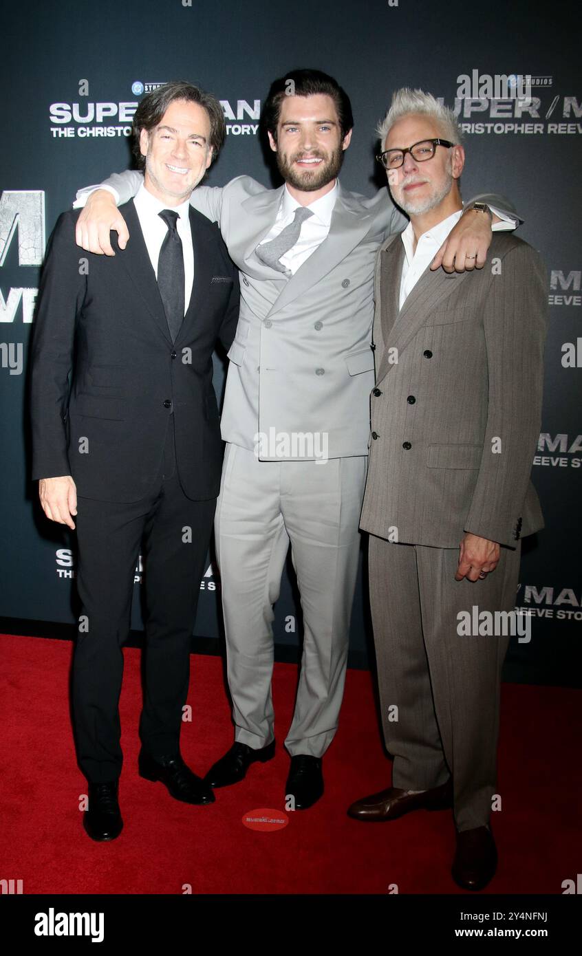 New York, NY, USA. 18th Sep, 2024. Peter Safran, David Corenswet, James ...