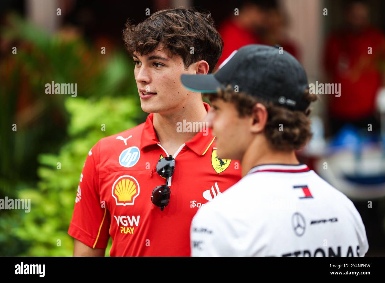 BEARMAN Oliver, Ferrari Driver Academy, portrait KIMI ANTONELLI Andrea ...