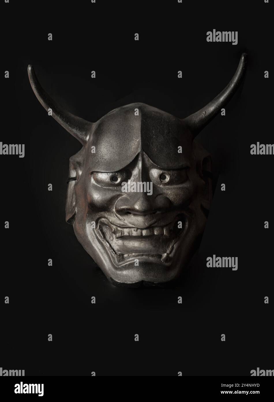 Bangkok, Thailand - 19 Sep, 2024 - Traditional japanese mask of a demon ...